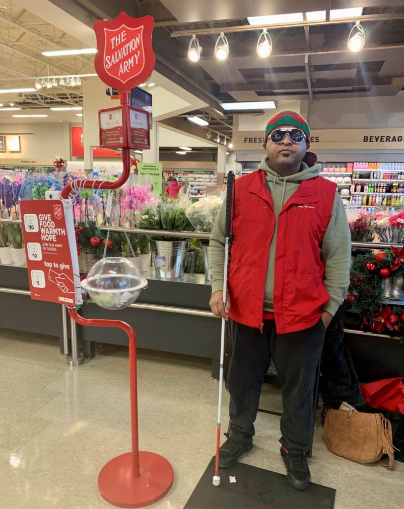 This Salvation Army Volunteer Lost His Sight But Not His Will To Give ...