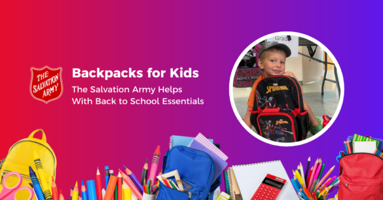 Salvation Army Backpack Programs Assist Families in Need - Ontario