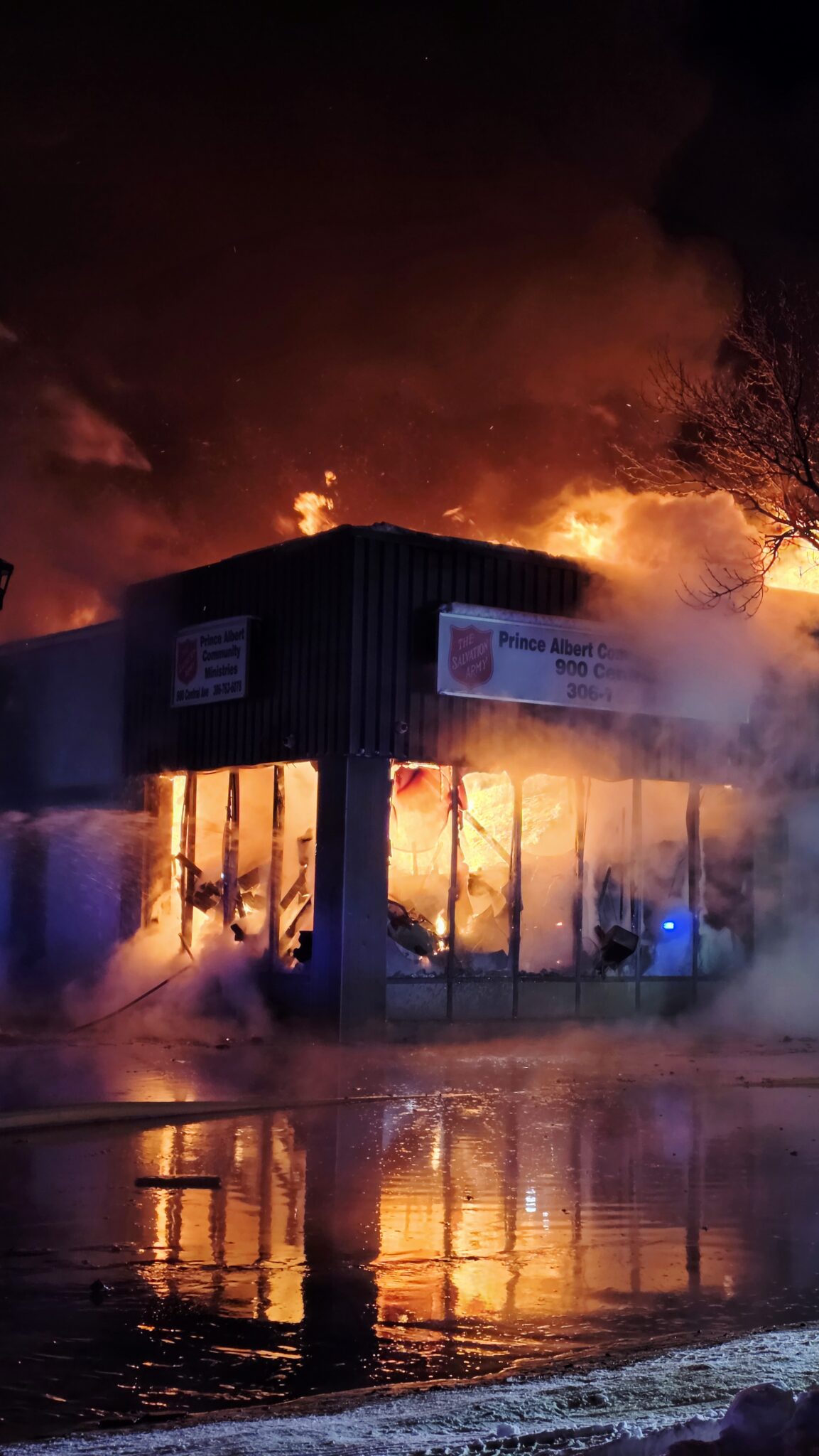 News Release: Fire Destroys The Salvation Army Prince Albert Community ...