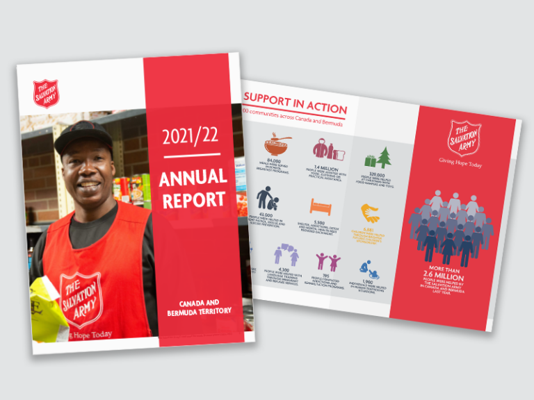 Salvation Army Launches 2021-2022 Annual Report (WATCH) - The Salvation ...